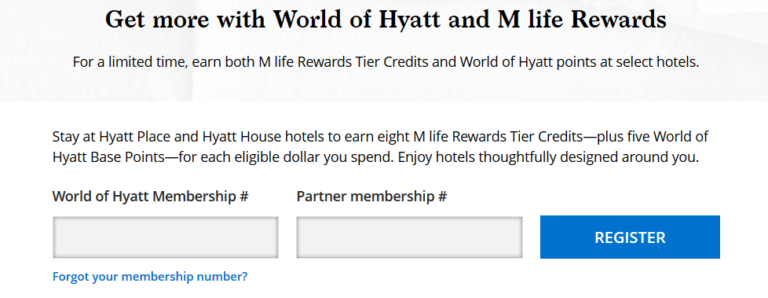 [WOH] Get more with World of Hyatt and M life Rewards – VIP/Elite/Preferred